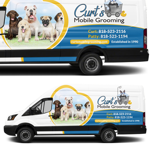 Designs | Mobile Grooming Truck Design | Car, truck or van wrap contest