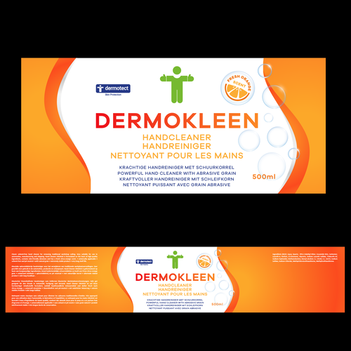 Designs | Handcleaner | Product label contest