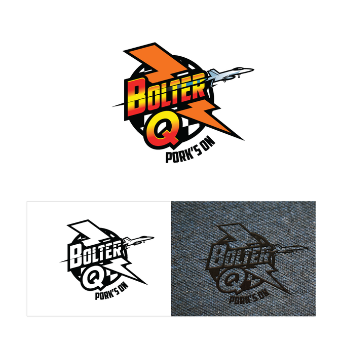 Bolter-Q Competition BBQ Team Logo | Logo design contest