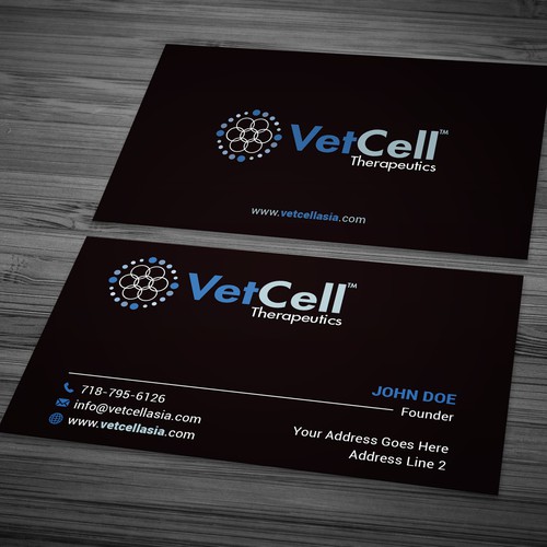 business card for a new innovative high technology company | Business ...