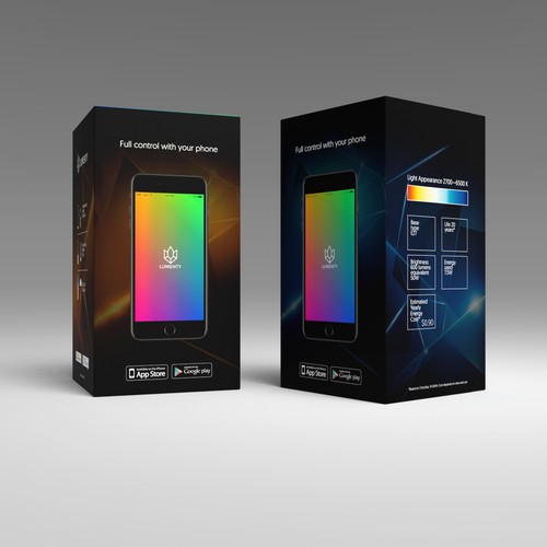 Designs | We need to create a sophisticated package for smart lamps ...