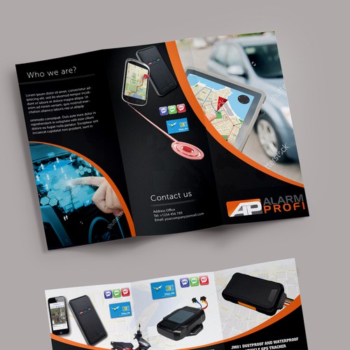 GPS Tracker consumer product brochure needed | Postcard, flyer or print ...