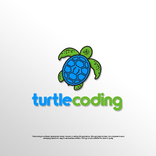 Turtle logo for an software development startup | Logo design contest