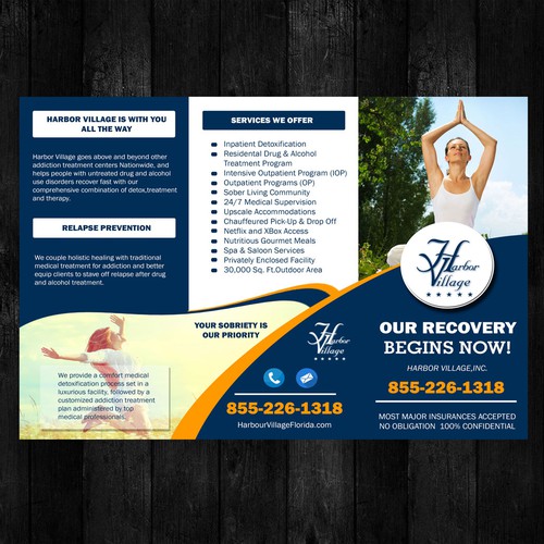 Brochure design needed for Substance Abuse Treatment Facility ...