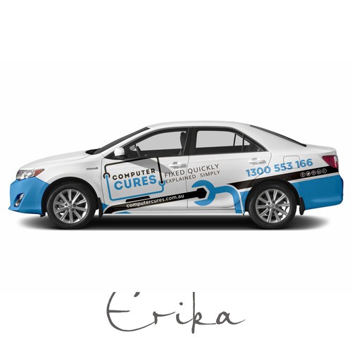 Design a world class Car Wrap for Computer Repair and IT Support ...