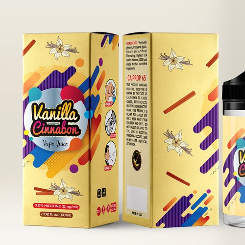 Design Packaging for a Vape Juice Company | Product packaging contest