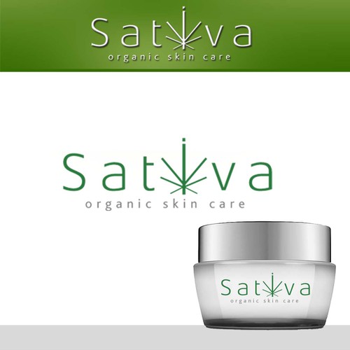 Sativa Skincare range - organic hemp brand of cosmetics | Logo design ...