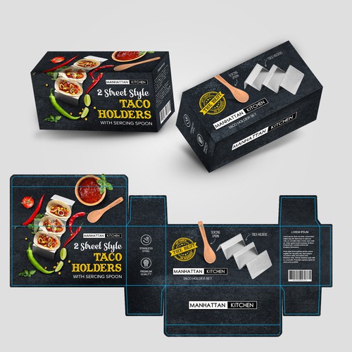 Manhattan Kitchen needs product packaging that will send our Taco ...