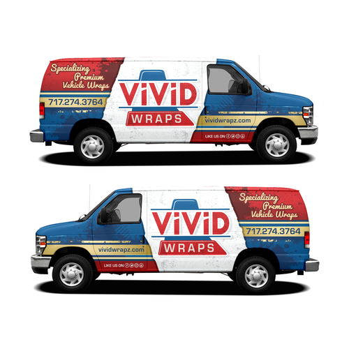 Vehicle and logo design for vivid wrapz a vehicle printing and wrap ...