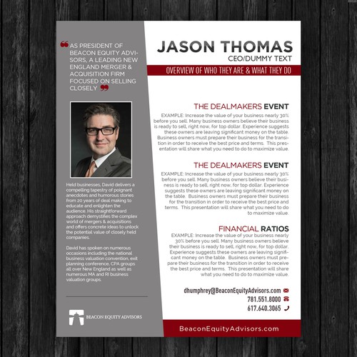 Speaker Biography Samples