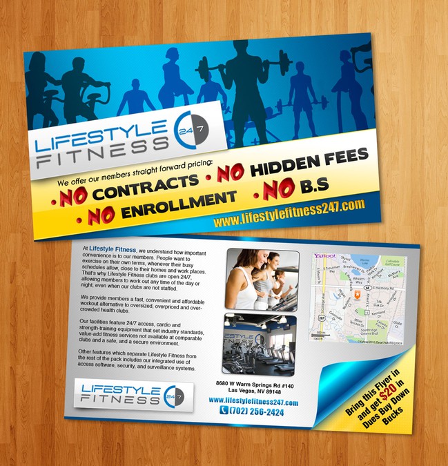 Flyer Advert for a Gym - Lots of Examples! | Print or packaging design ...