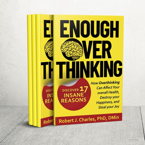 Designs | Design a Text-Based cover on Overthinking | Book cover contest