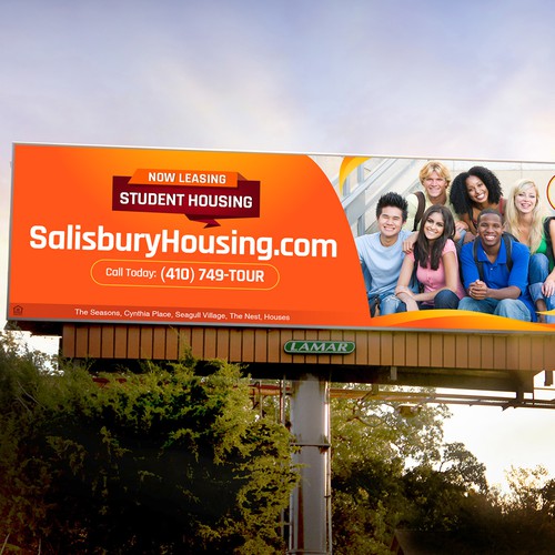 Engaging Student Housing Billboard | Signage contest