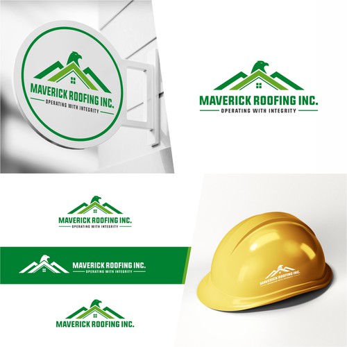 Designs | New Logo - Maverick Roofing | Logo & brand identity pack contest