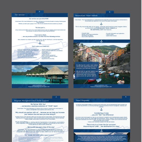 Leave Behind Brochure Folder for Incentive and Corporate Groups | Print ...