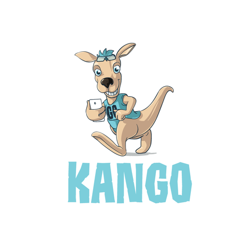 Kango - A Community Event Sharing Kangaroo Logo | Logo design contest