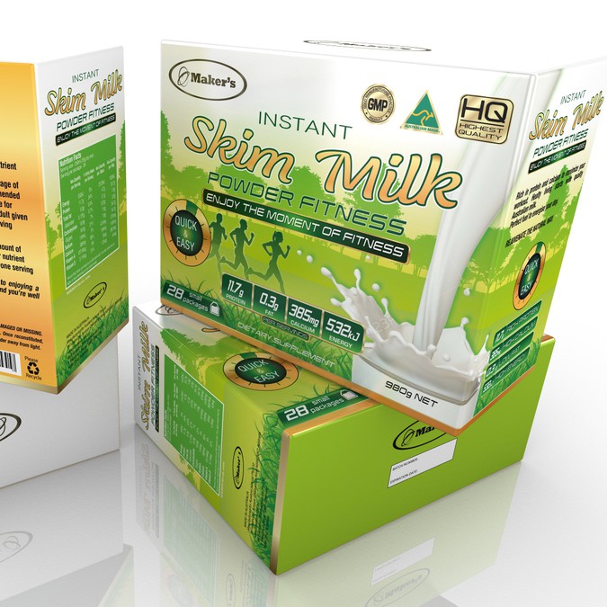 Create a stunning package for fitness milk powder | Product packaging ...