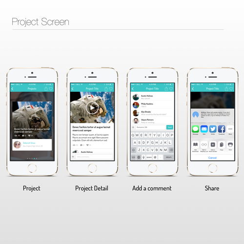Tech Lounge App | App design contest
