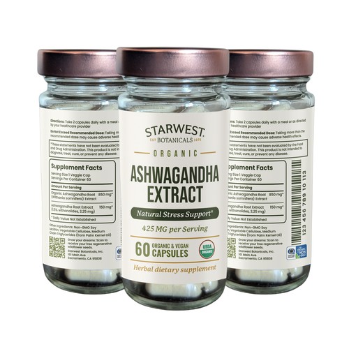 Designs | Organic Herb Capsule Label Design | Product packaging contest