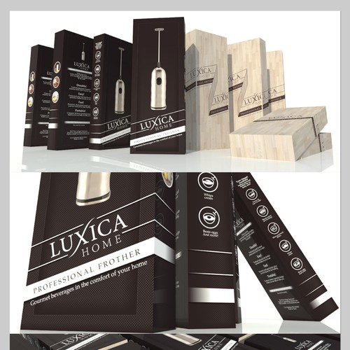 Design elegant packaging for rebranded coffee accessory | Product ...