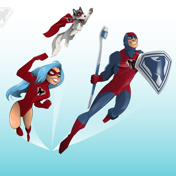Design The Tooth Defenders (Dental Superheroes) | Character or mascot ...