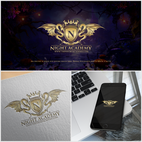 Heraldic Magic School Crest | Logo design contest