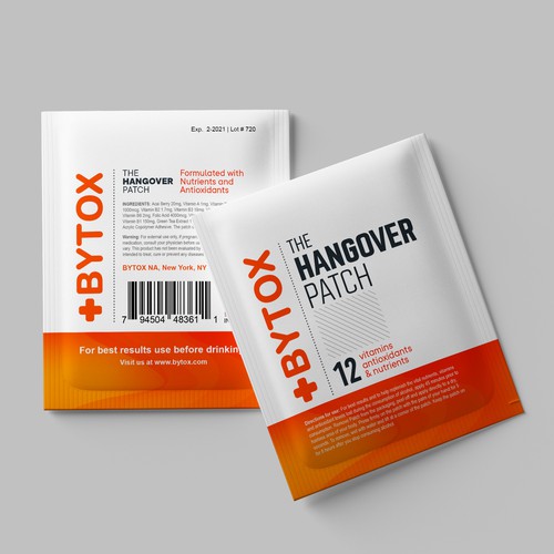 Designs | Powerful new packaging design for a hangover/wellness patches ...