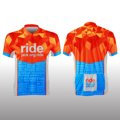 Design Cycling Jerseys for over 900 riders at the 2017 Jack Ride ...