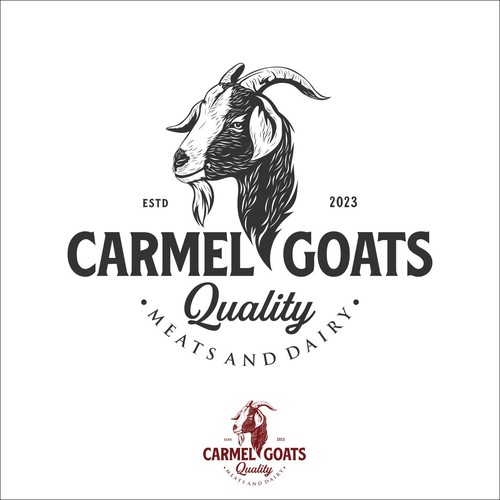 Designs | Farm to doorstep goat meat and dairy supplier logo | Logo ...