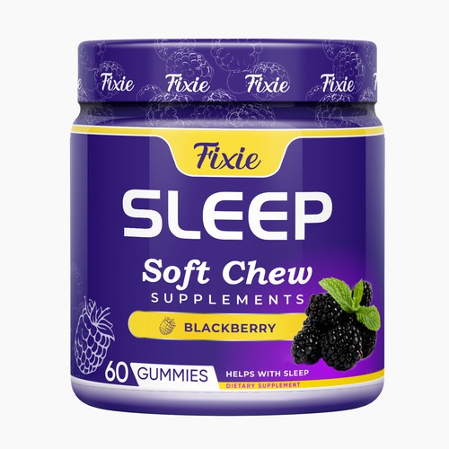 Designs | Fixie Soft Chews Supplements Label Design on a Jar | Product ...