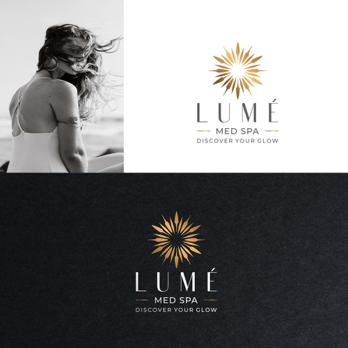 Designs | Med spa design representing GLOWING! Light & Brightness ...