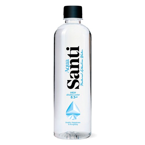 Design a cool label for a premium bottled water company | Product label ...