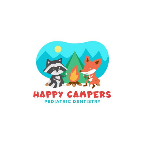 Designs | Happy Campers Cute, Kid friendly logo | Logo design contest