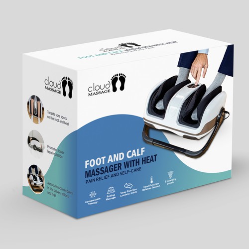 Designs | Ecom/Retail - Foot Massager Box Design | Product packaging ...