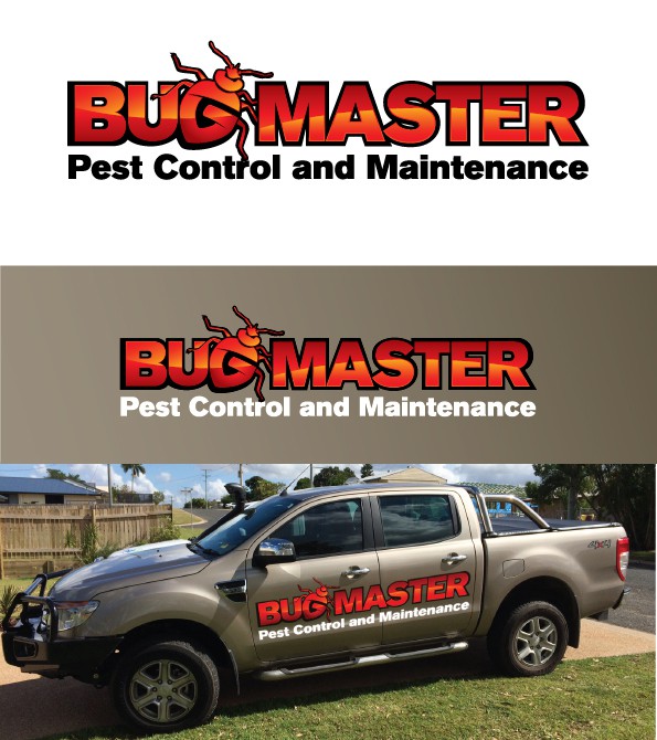 Bug Master Pest Control and Maintenance Logo design | Logo design contest