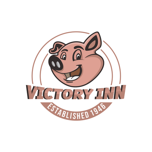 Victory Inn & Smokehouse Established 1946 USA LOGO | Logo design contest