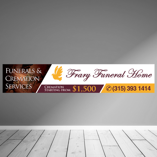 Funeral Home Billboard Design | Signage contest