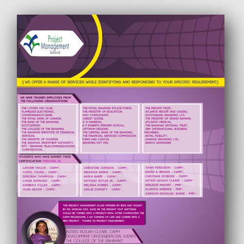 Create a flyer for Project Management Solutions Ltd | Postcard, flyer ...
