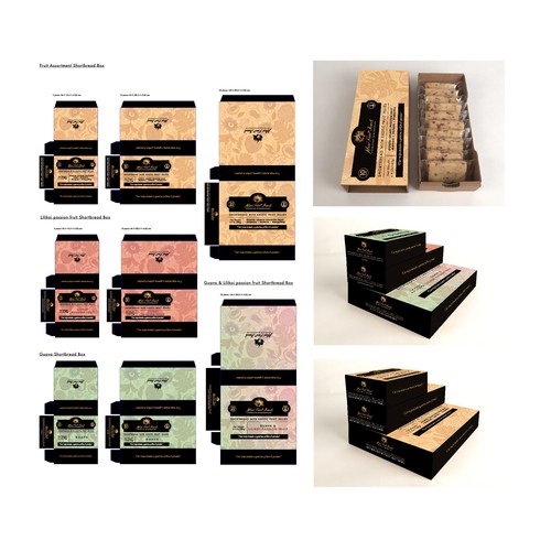 Premium packaging for unique Shortbread with Exotic Fruit Jellies ...