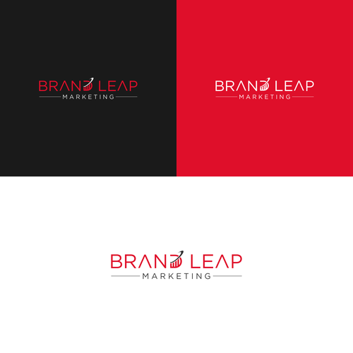 Design a classic logo for Brand Leap Marketing. Leap to the Next Level ...