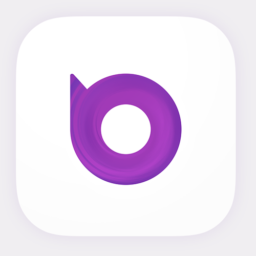 Create a modern, eye-catching app icon for Blendin. | Icon or button ...