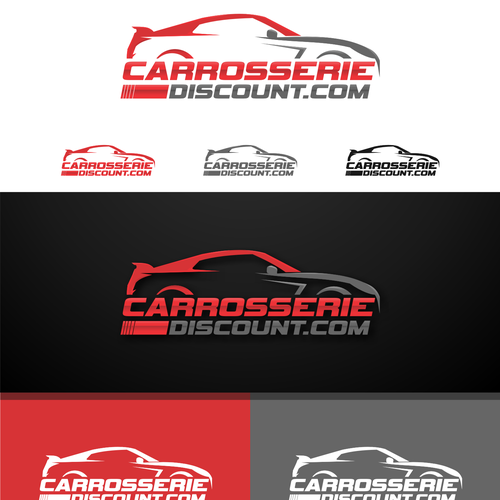 Logo De Carrosserie En Construction