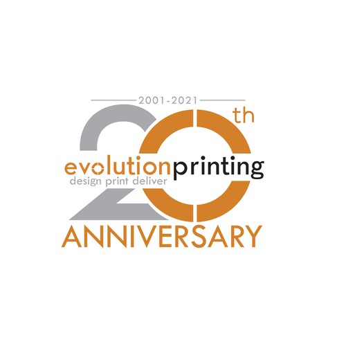 Designs | Sleek, creative logo for our company's 20 year anniversary ...