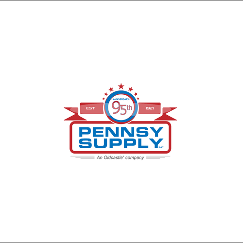 Create a 95th anniversary logo enhancement for Pennsy Supply. | Logo ...