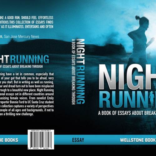 Designs | Night Running Book Cover | Book cover contest