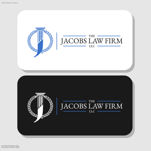 Designs | New Logo Contest for The Jacobs Law Firm, LLC | Logo design ...