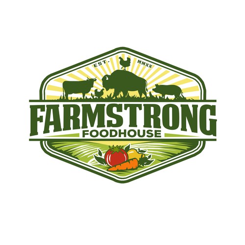FarmStrong FoodHouse Logo | Logo design contest