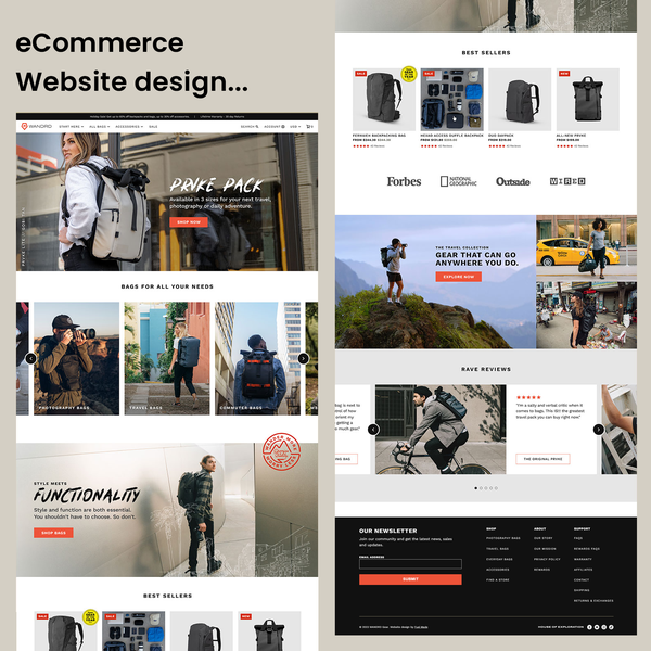 Create an elegant and dynamic three-page website for a private passport ...