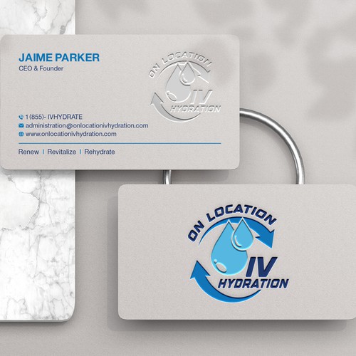 Designs | Design an appealing yet professional business card for IV ...