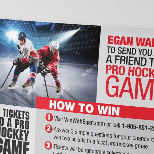 Design a postcard for a chance to win Pro Hockey tickets | Postcard ...
